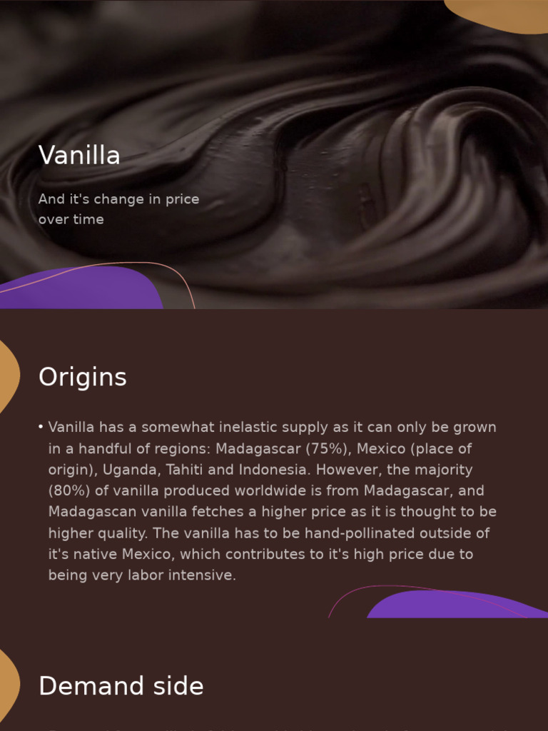 Vanilla Price Trends and Market Dynamics | PDF | Vanilla | Demand