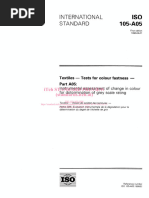 Iso 105 A02 1993 | PDF | International Organization For Standardization | Metrology
