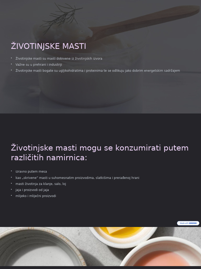 Zivotinjske Masti | PDF
