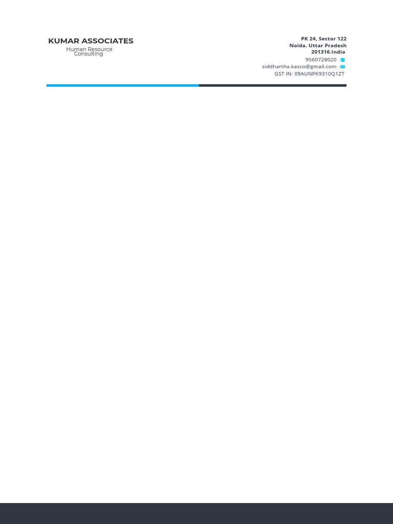 Minimalist Business Letterhead | PDF