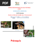 Définition et Objectifs du Réseau AEP | PDF | Eau | Stockage de l'énergie