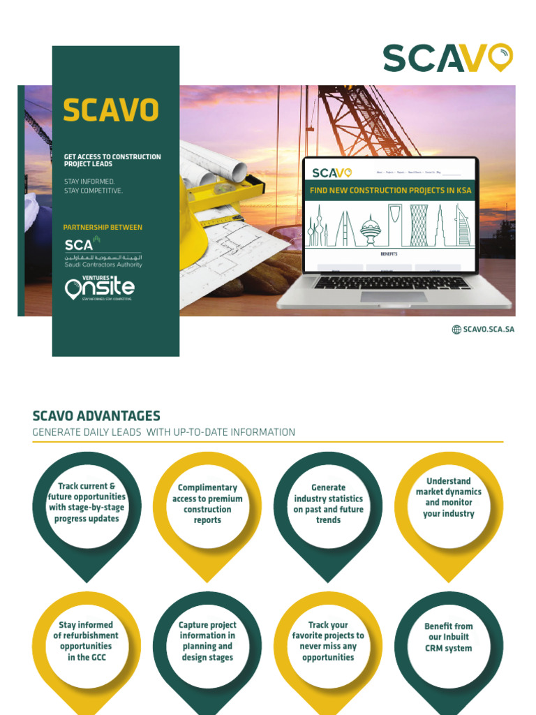 Scavo Solutions: Access Construction Leads | PDF | Customer ...