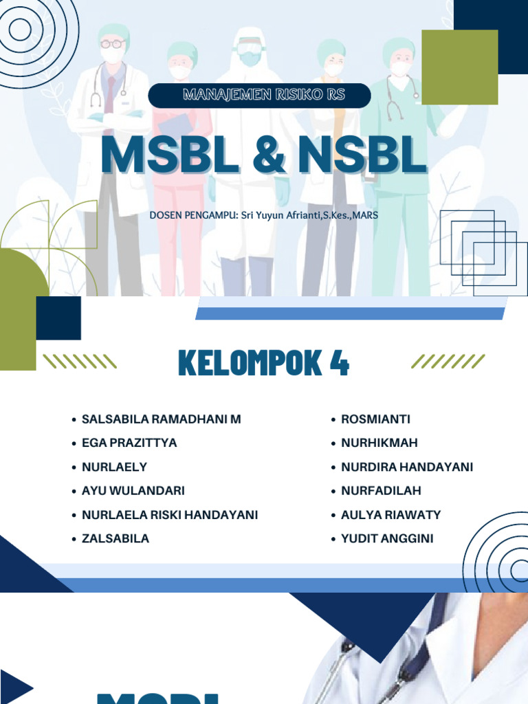KLP 4 MSBL Dan NSBL | PDF