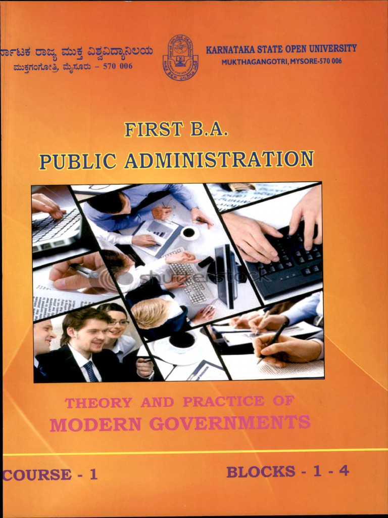 First Ba Public Administration em | PDF