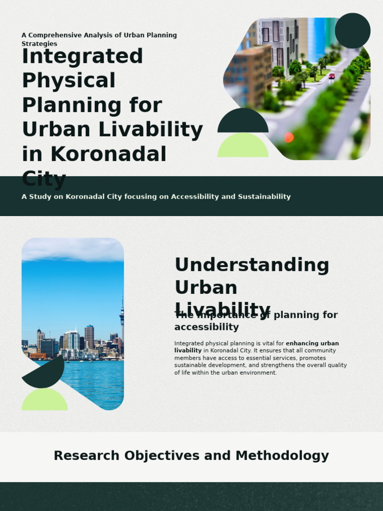Presentation - Integrated Physical Planning For Urban Livability in Koronadal City | PDF | Economies