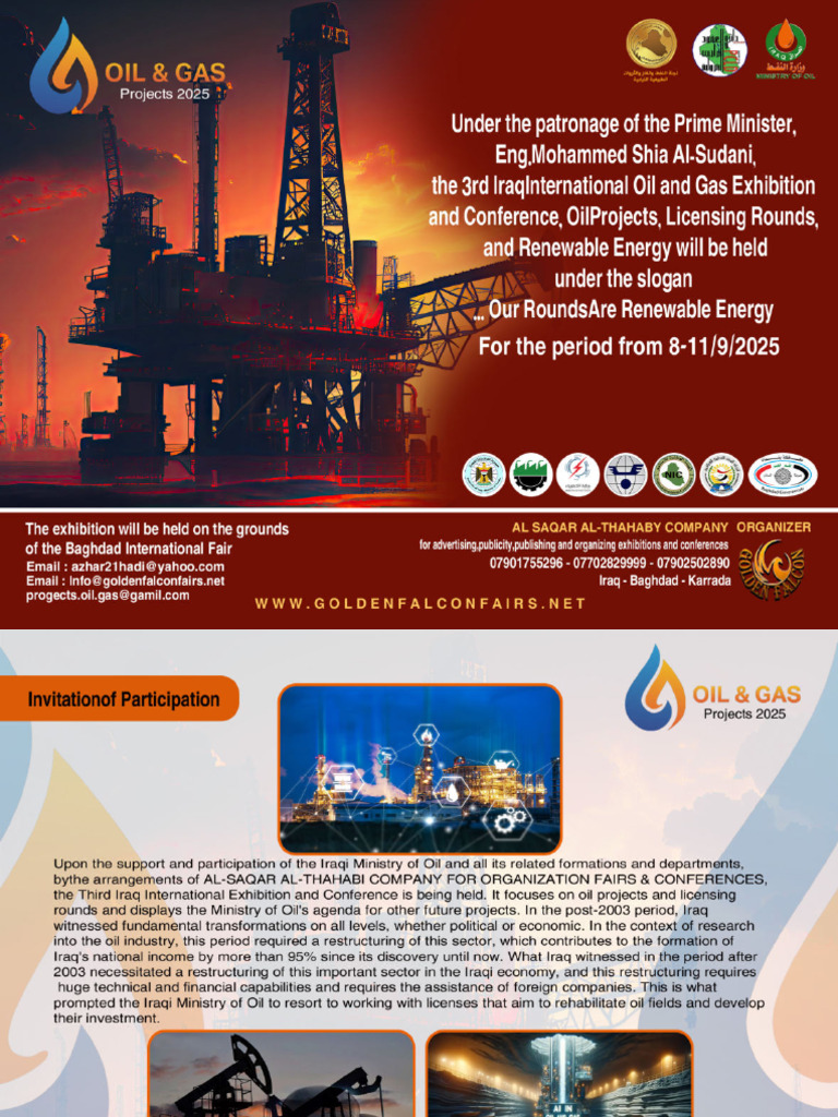Invitation To The Oil and Gas Exhibition and Licensing Rounds-2 | PDF