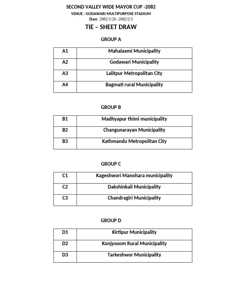 Tie - Sheet 2082 | PDF