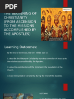 Early Church Foundations | PDF | Christian Church | Jesus