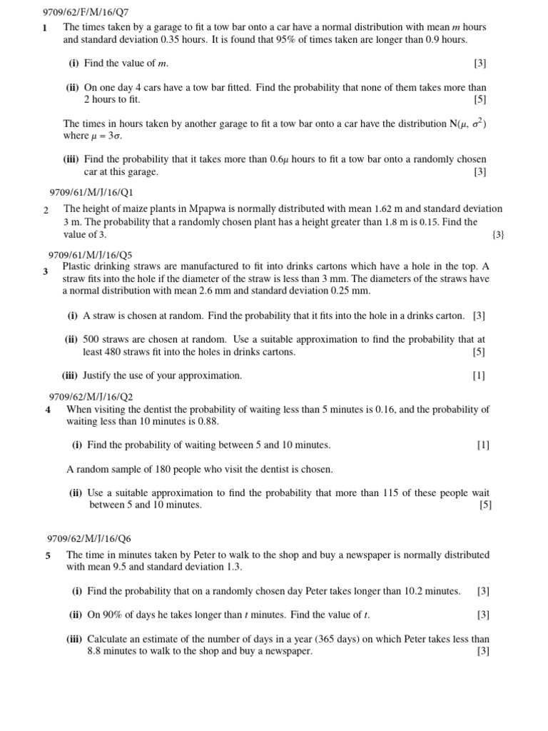 Chap 7 - Normal Distribution | PDF | Standard Deviation | Normal ...
