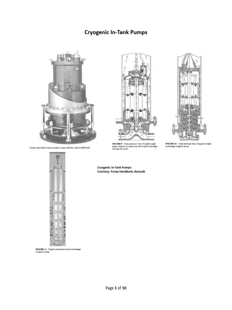 Cryogenic In-Tank Pump Design Overview | PDF | Liquefied Petroleum Gas ...