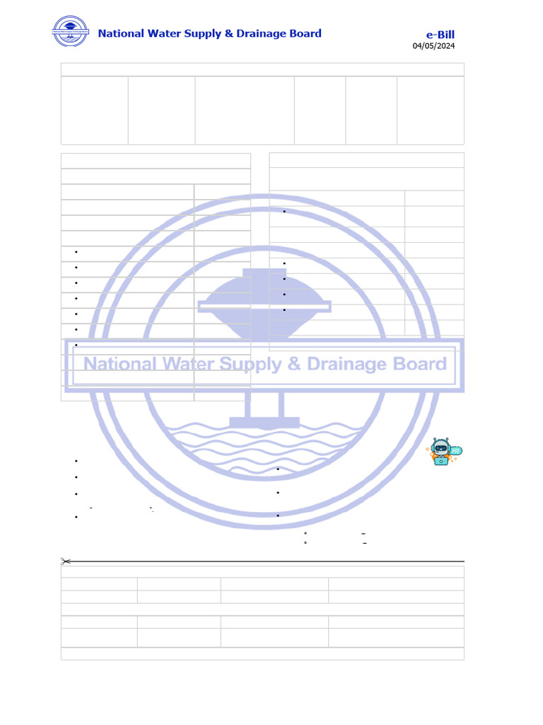 NWSDB Ebill-2024 05 | PDF | Payments | Value Added Tax