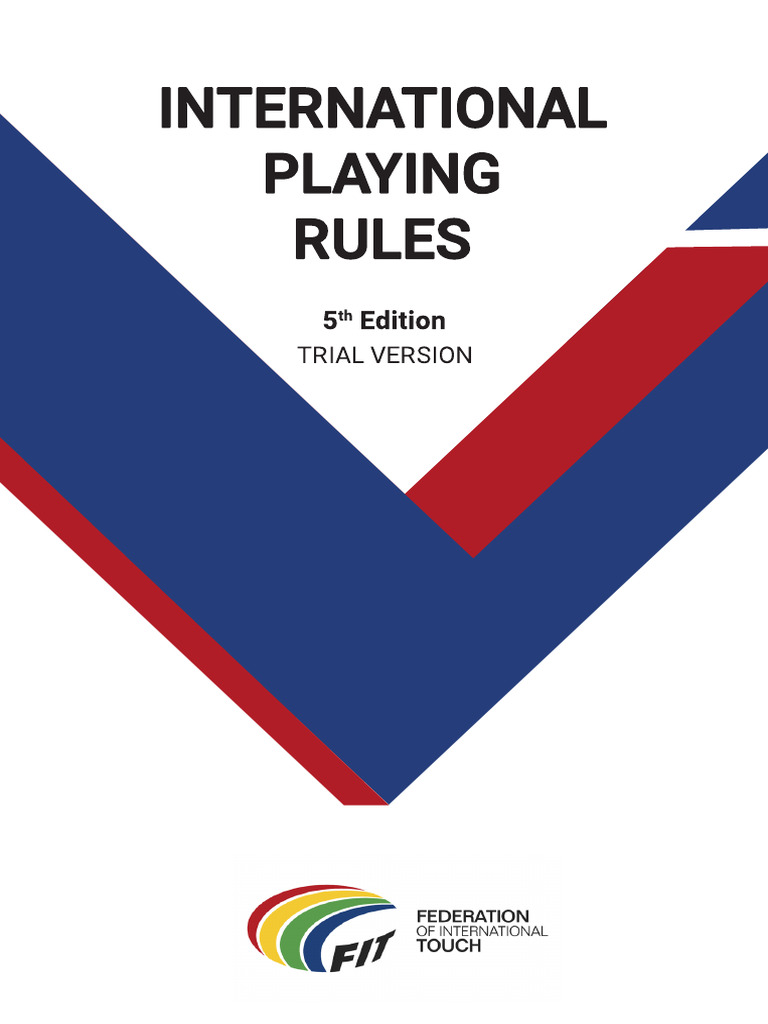 Touch Football Rules 5th Edition Guide | PDF | Sports | Football Codes