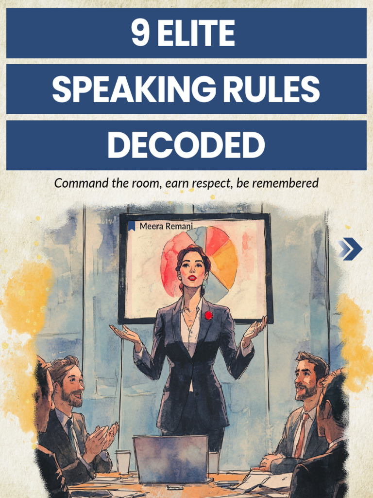 9 Elite Speaking Rules Decoded | PDF