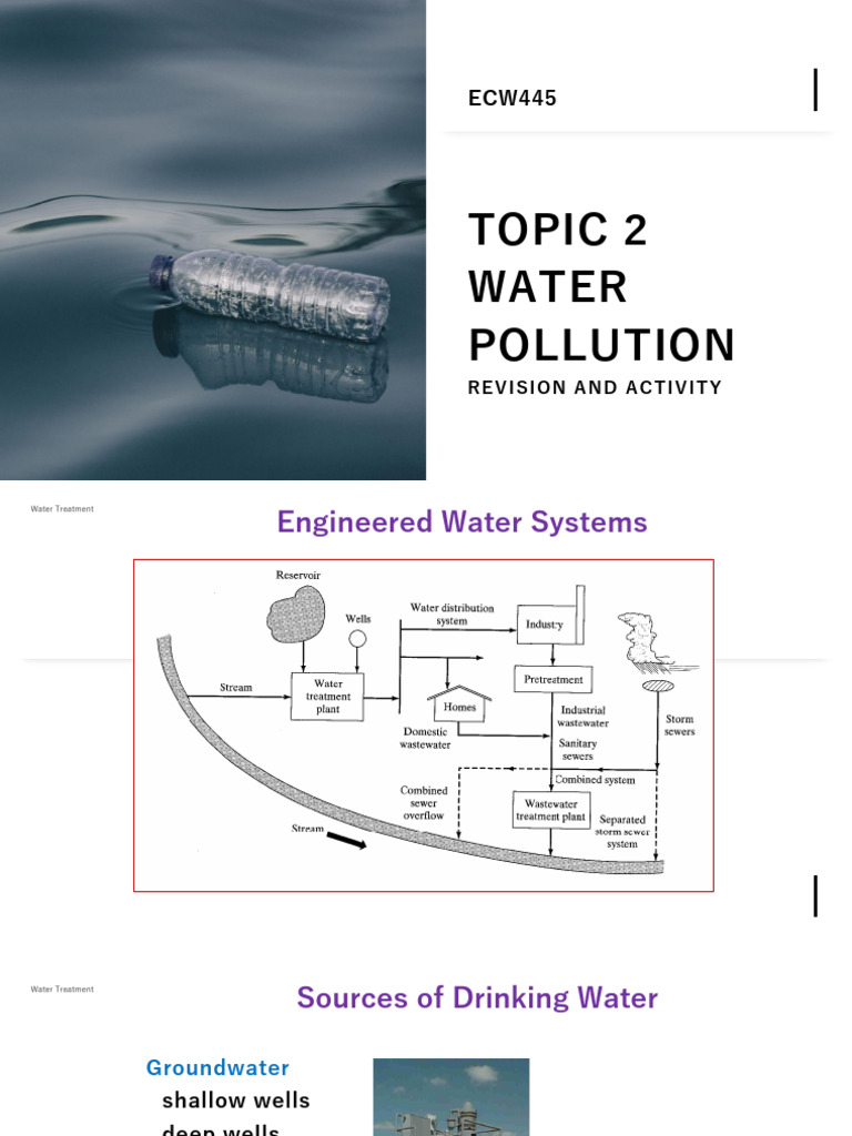 Topic 2 Water Pollution Activity | PDF | Water Quality | Water