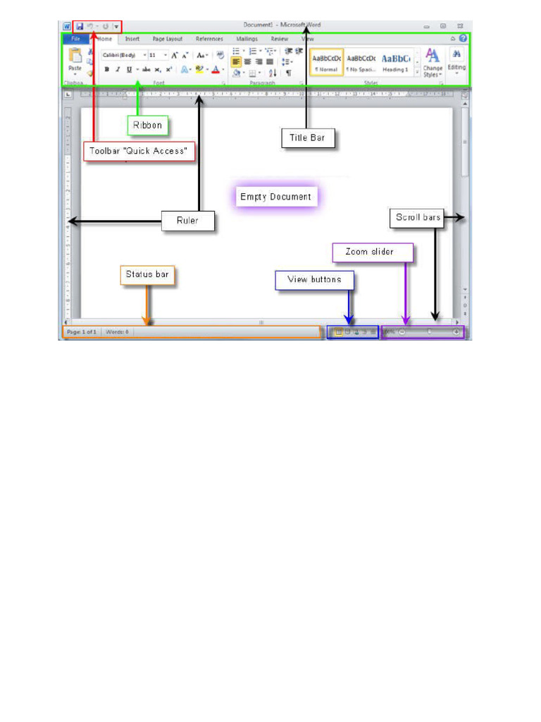 MSWord Environment | PDF