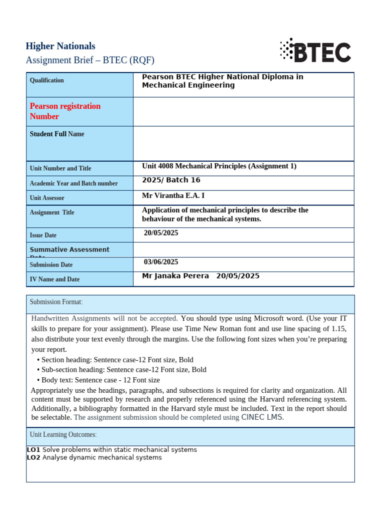 Unit 4008 Mechanical Principles Assignments I | PDF | Bending | Beam (Structure)