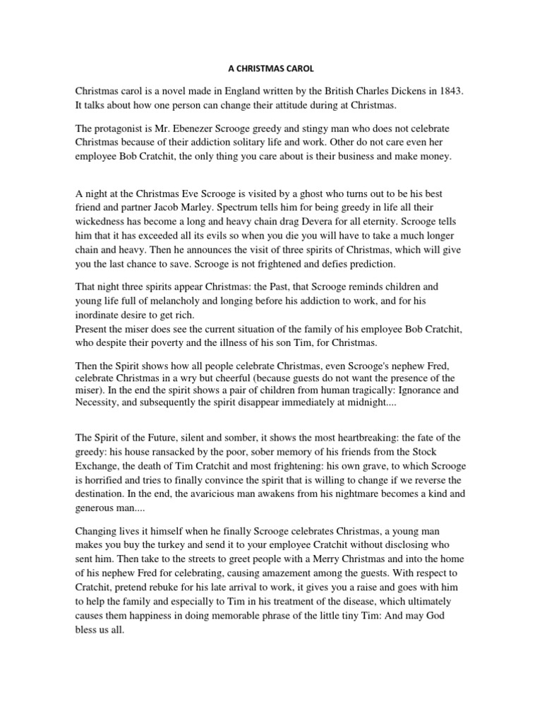 A Christmas Carol | PDF | Ebenezer Scrooge | A Christmas Carol