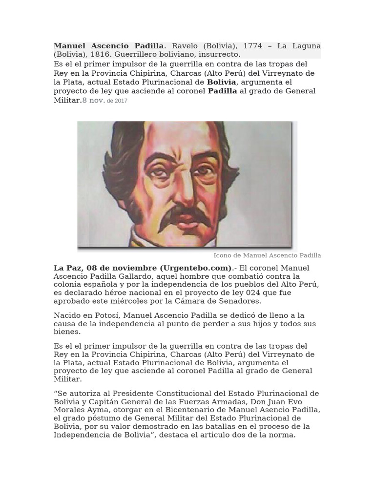 Manuel Ascencio Padilla | PDF