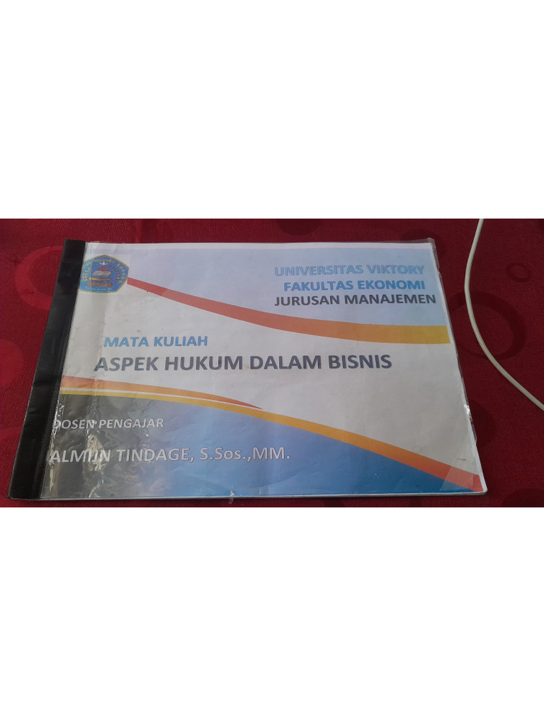 Aspek Hukum Dalam Bisnis | PDF