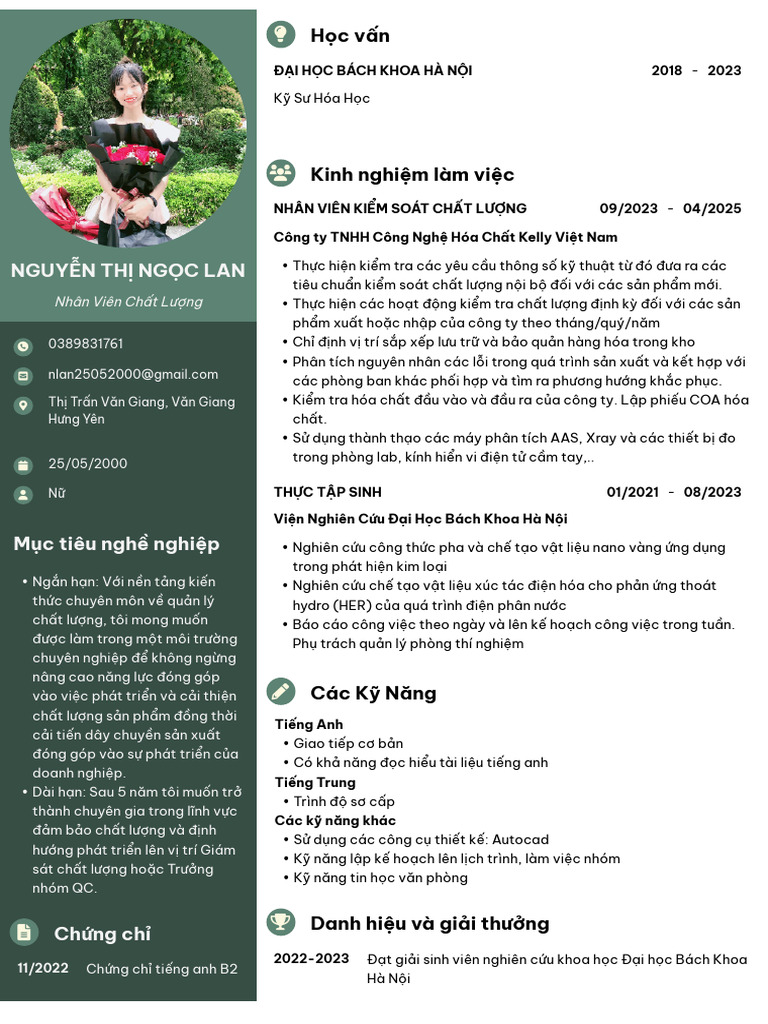 (Gốc) Nguyen Thi Ngoc Lan OQC AMA | PDF