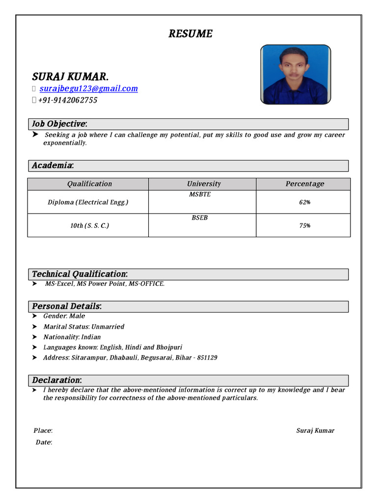 Pune New Resume | PDF