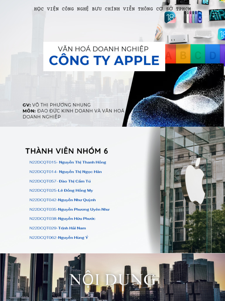 Văn Hoá DN Công Ty APPLE | PDF