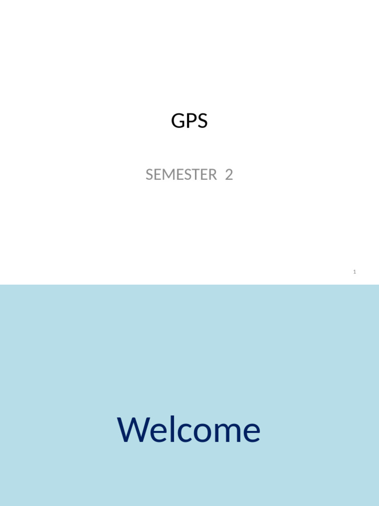 1 Sbeq16 Gps Introduction | PDF | Global Positioning System | Geodesy
