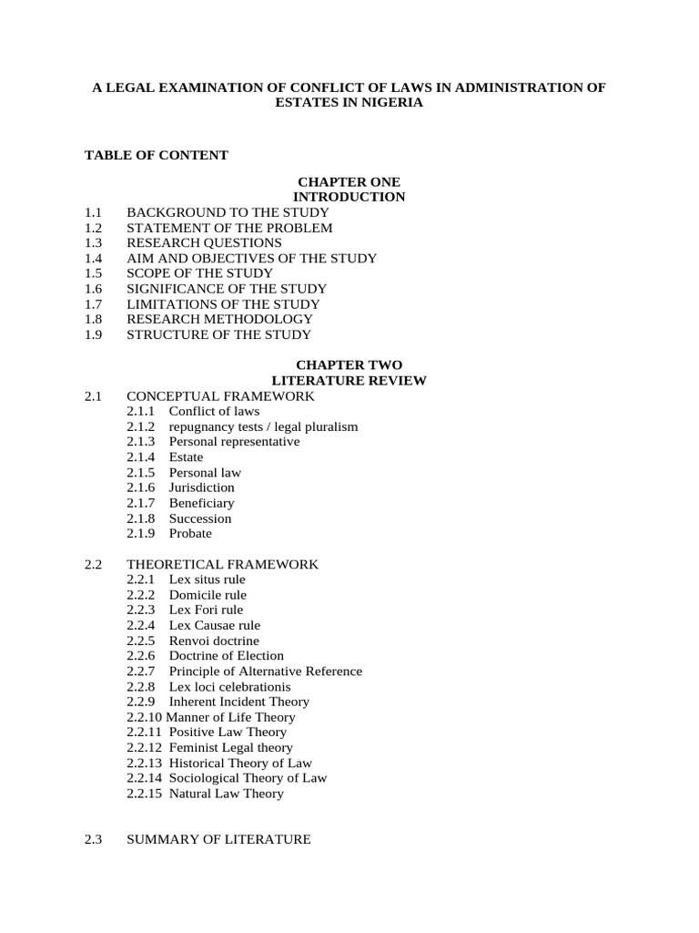 Rsu Thesis Table of Content_033411 | PDF | Justice | Crime & Violence