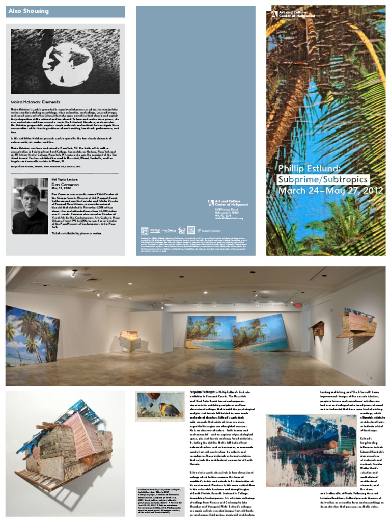 Philip Estlund Brochure | PDF | Collage | Curator