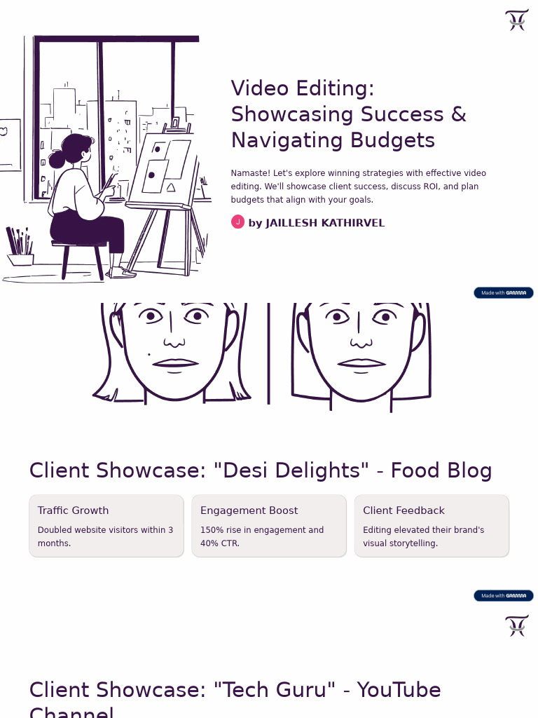 Video Editing Showcasing Success and Navigating Budgets | PDF | Brand ...