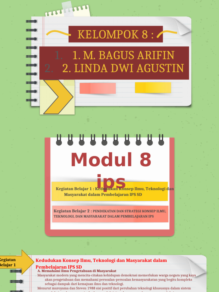 Kel 8 Modul 8 Ips Di SD | PDF