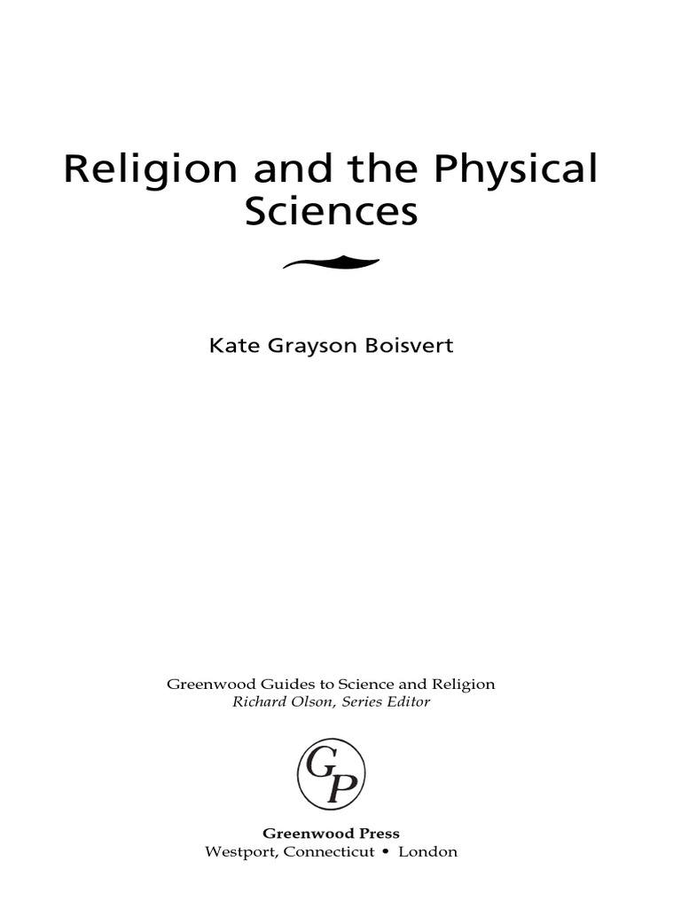 Religion's Impact on Physical Science | PDF | Science | Relationship ...