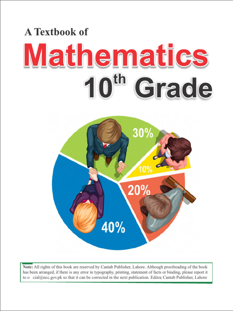 10th Grade Mathematics Textbook Guide | PDF | Matrix (Mathematics) | Circle