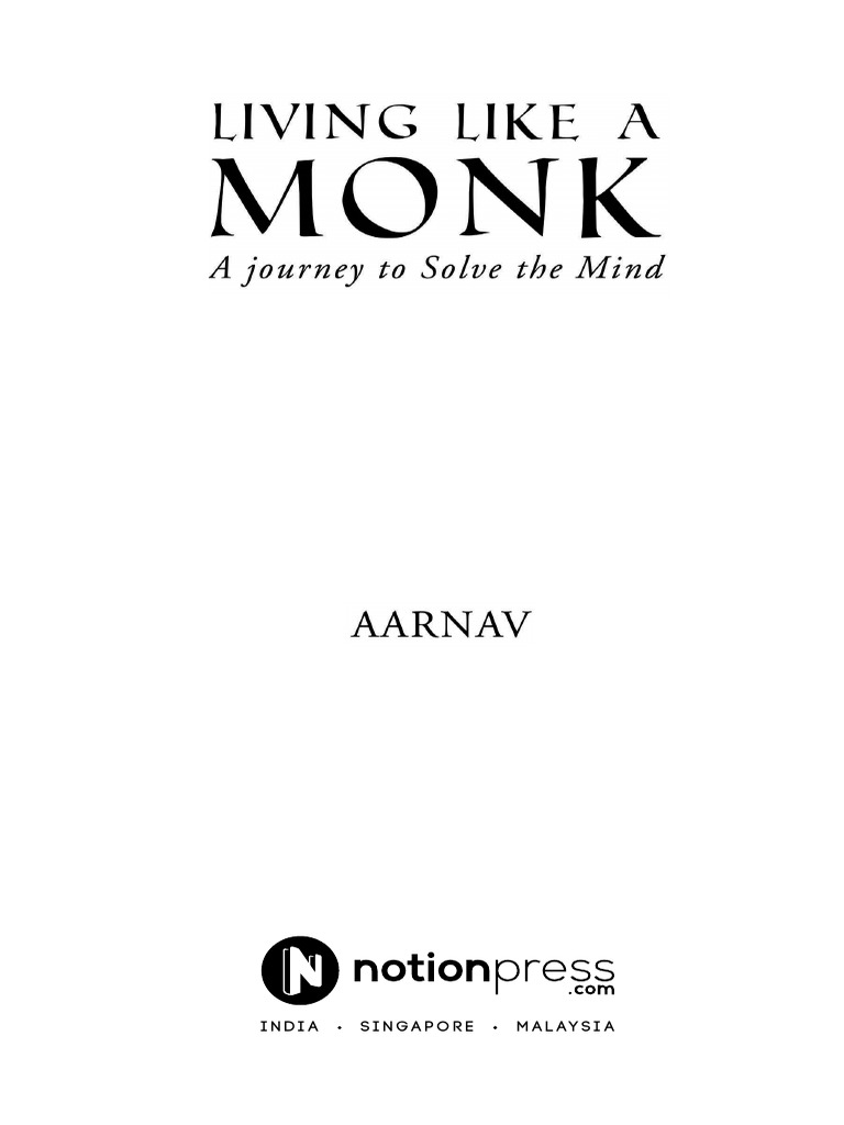 Living+Like+a+Monk Final+File | PDF | Disciplines | Spirituality