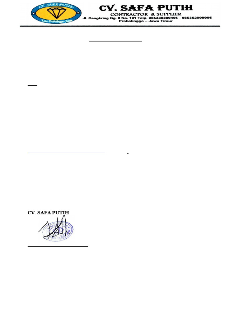 Permohonan Penundaan Klarifikasi Tender | PDF