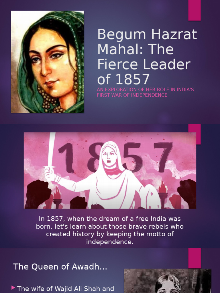 Begum Hazrat Mahal Og | PDF