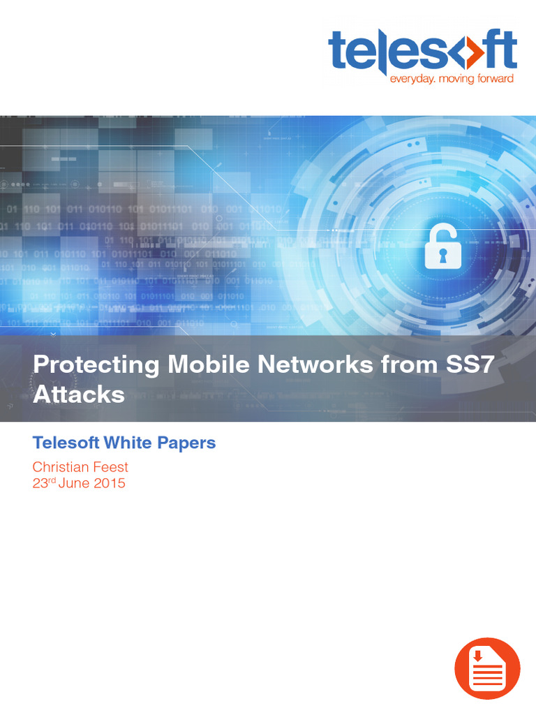 (Telesoft) Protecting Mobile Networks From SS7 Attacks (WV) | PDF ...
