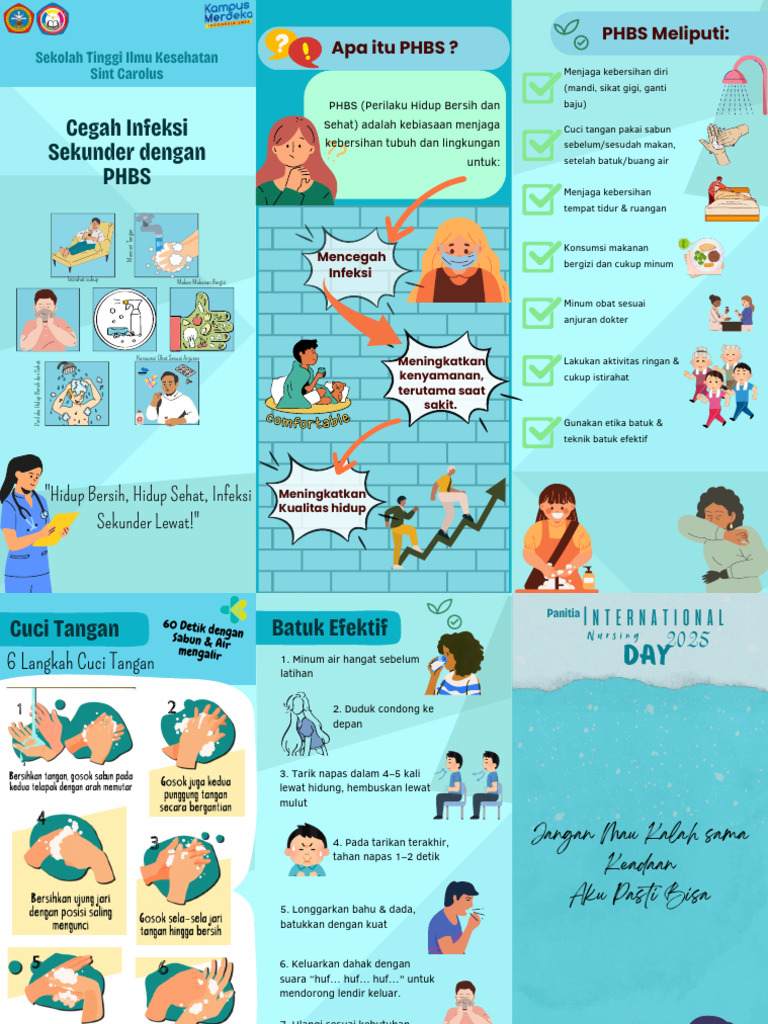 Leaflet PHBS untuk Cegah Infeksi | PDF