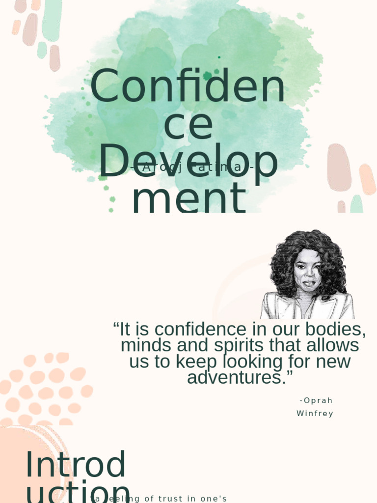 Confidence Development | PDF