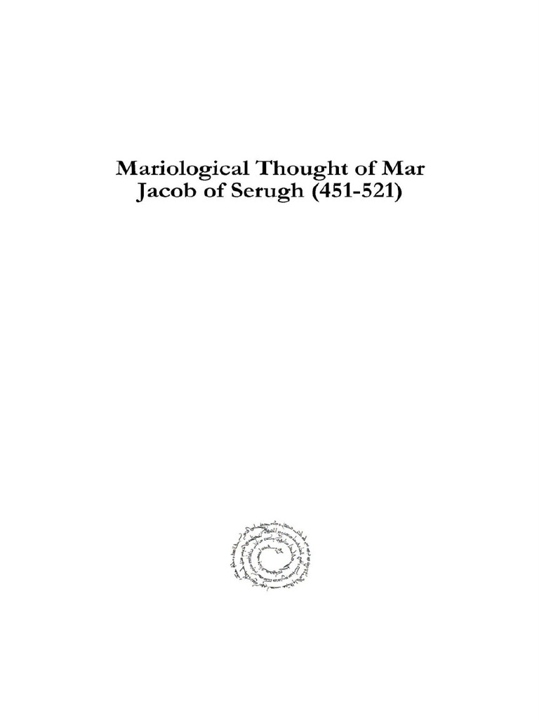 Mariological Insights of Mar Jacob | PDF | Mary, Mother Of Jesus | Theology