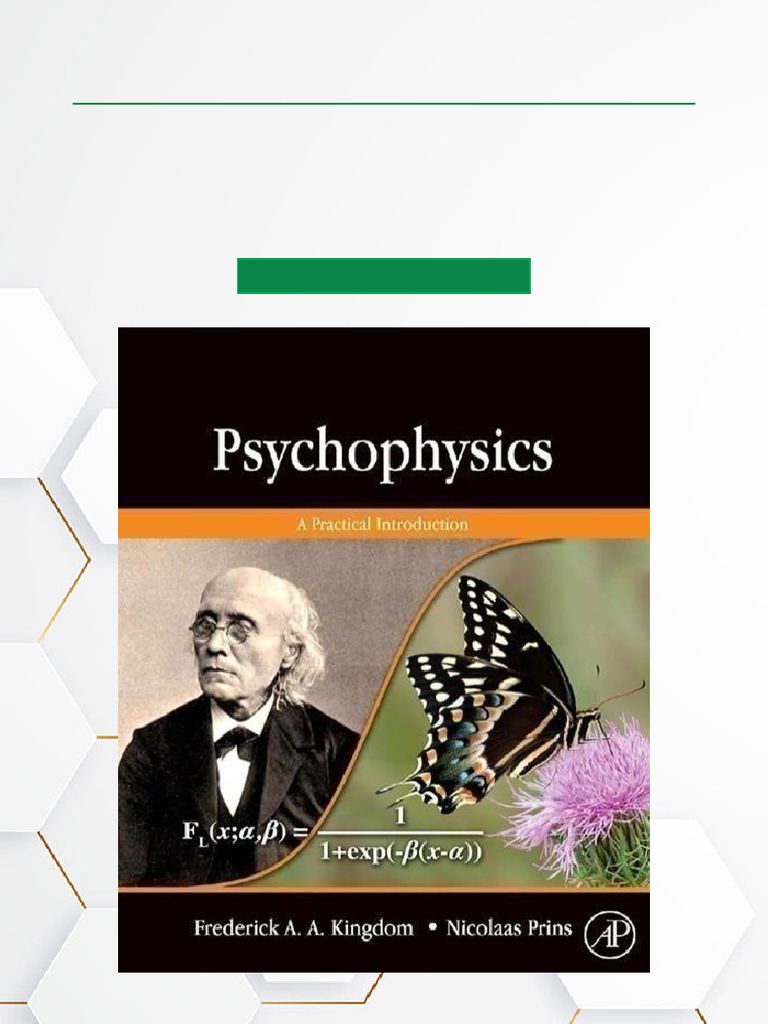 Psychophysics A Practical Introduction ISBN 0123736560, 9780123736567 Digital PDF Download | PDF ...