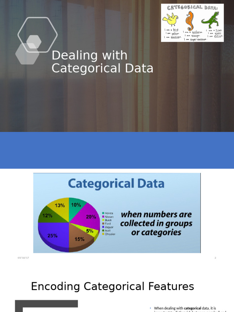 Dealing With Categorical Data | PDF | Categorical Variable | Theoretical Computer Science