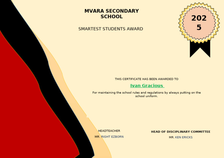 My Certificate | PDF