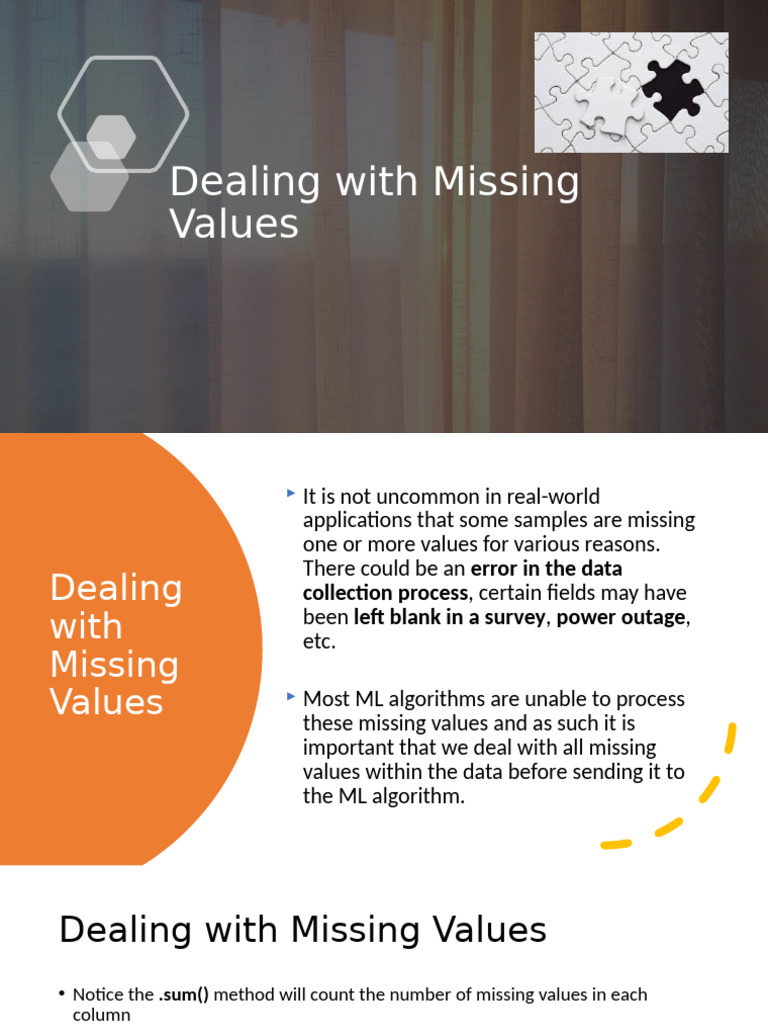 Dealing With Missing Values | PDF | Computer Programming | Statistics