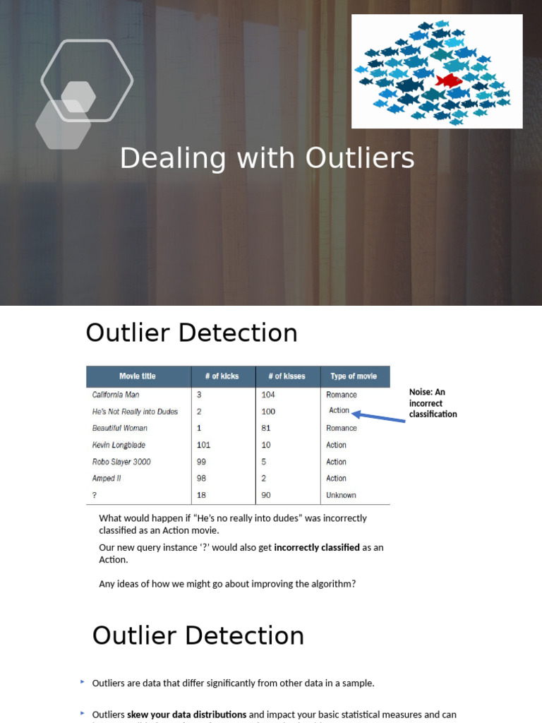 Dealing With Outliers | PDF | Outlier | Cluster Analysis