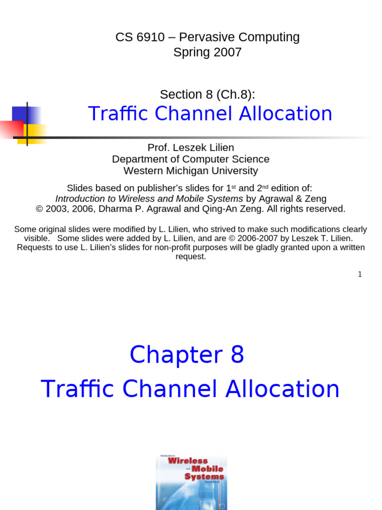 Traffic Channel Allocation 2007 | PDF | Telecommunications | Computer ...