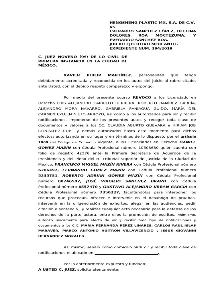 Revocacion y Autorizacion | PDF | México