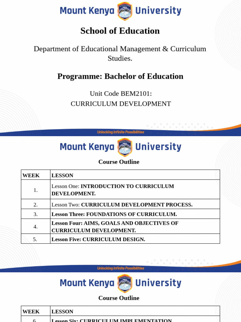 Curriculum Development Course Outline | PDF | Curriculum | Pedagogy