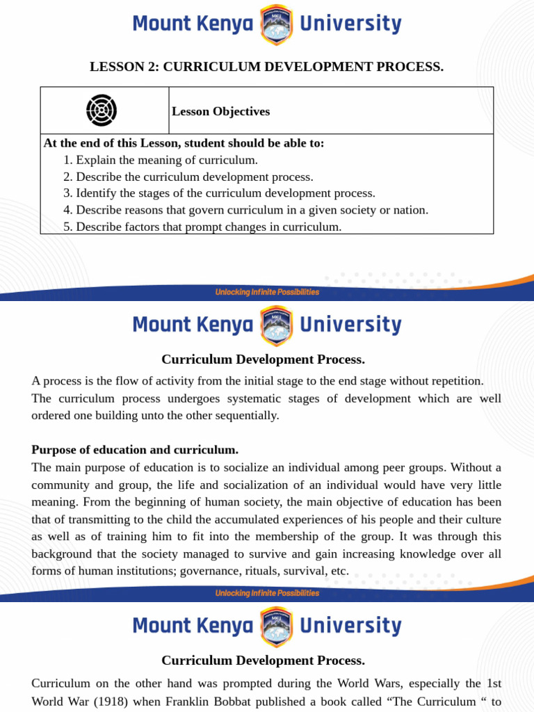 BEM2101 - Curriculum Development - SCORM - Lesson 2 | PDF | Curriculum | Evaluation