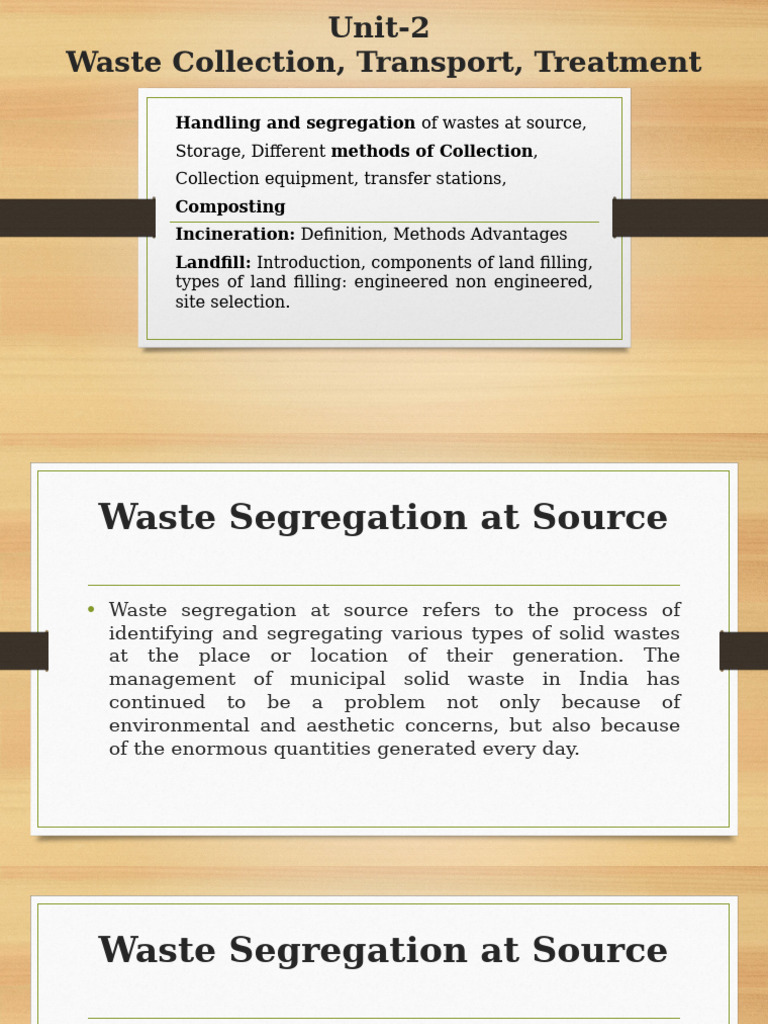 Waste Segregation at Source | PDF | Waste | Waste Management